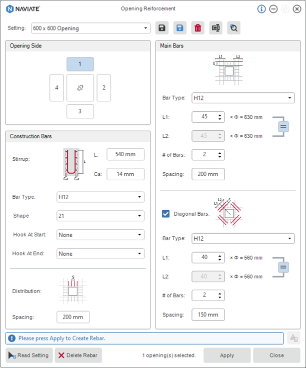 Discover Naviate Rebar #2 - Openings